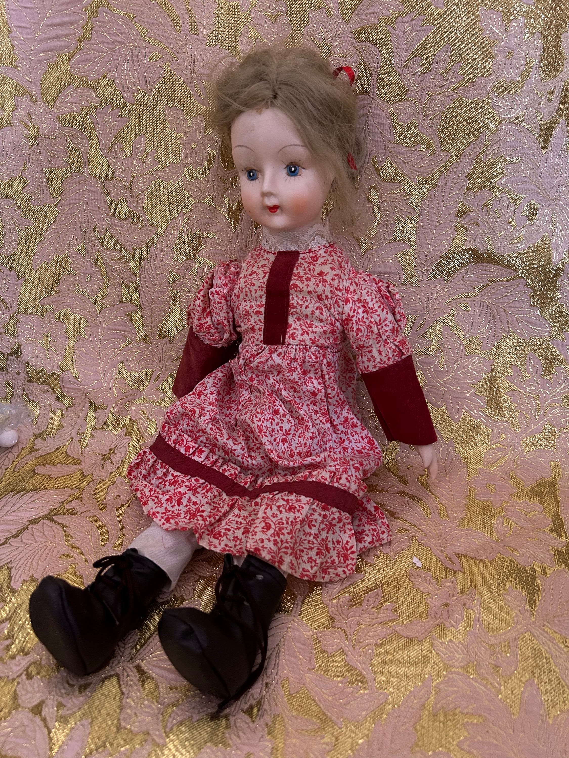 Vintage Porcelain Doll - Etsy