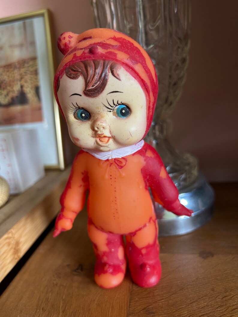 Vintage Elf Boy Rubber Doll Kitsch - Etsy