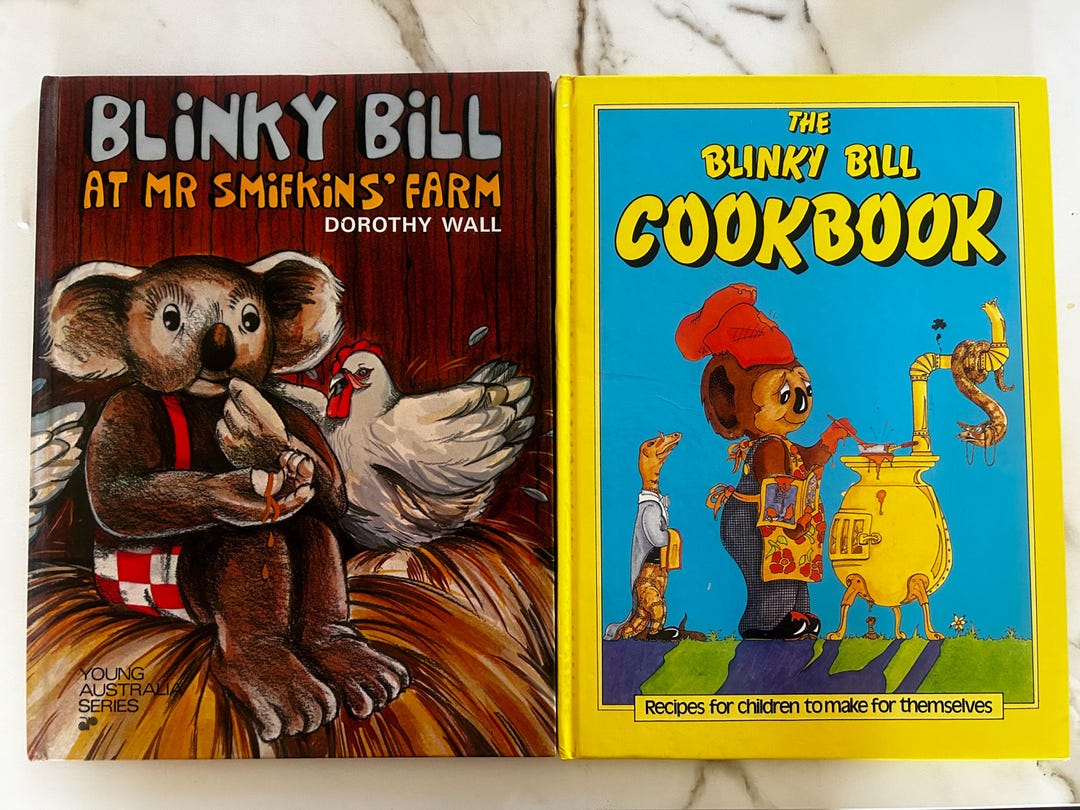 2 X Vintage Blinky Bill Books Dorothy Wall - Etsy
