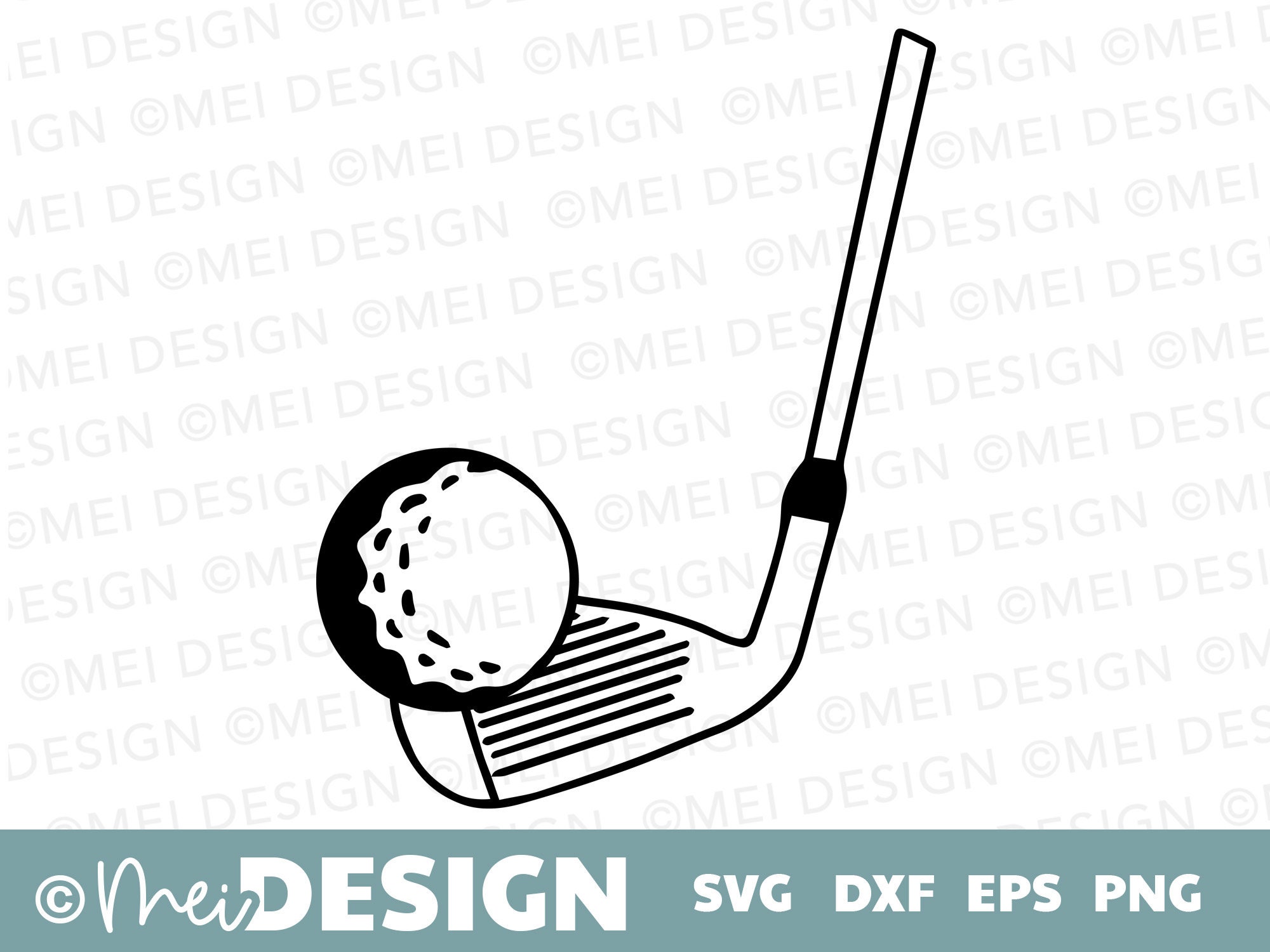 Golf Ball Svg-golf Club Svg-digital Download-clipart-png-dxf-jpg-golf ...