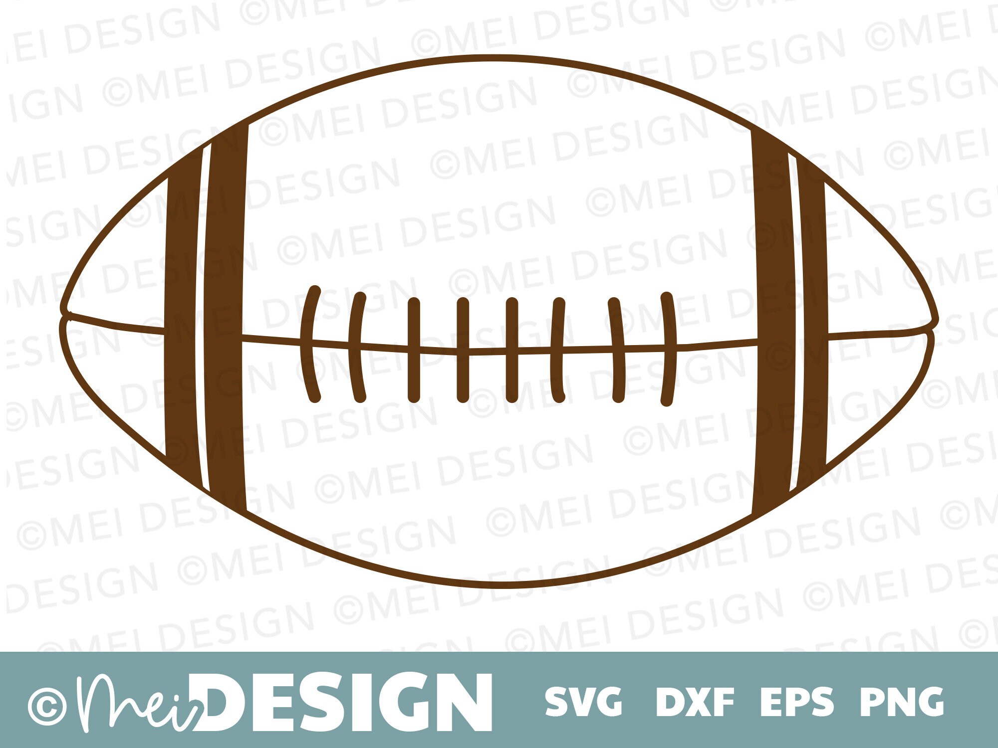 FOOTBALL Svg-png-dxf-eps-football Single-layer Svg-printable-cuttable ...
