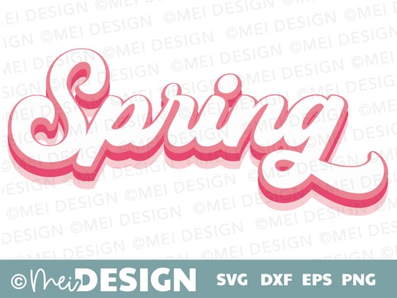 SPRING SVG-RETRO Spring Easter Svg - Etsy