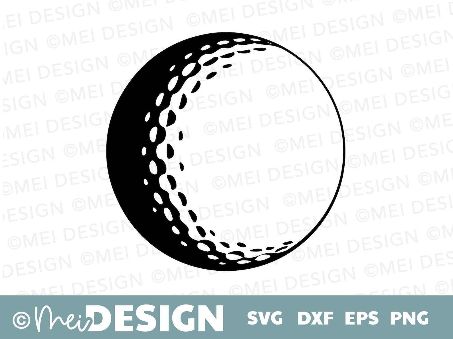 Golf Ball Svg-golf Design Svg-digital Download-clipart-png-dxf-jpg-golf ...