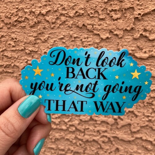 Car Coaster PNG Don't Look Back You're Not Going That - Etsy