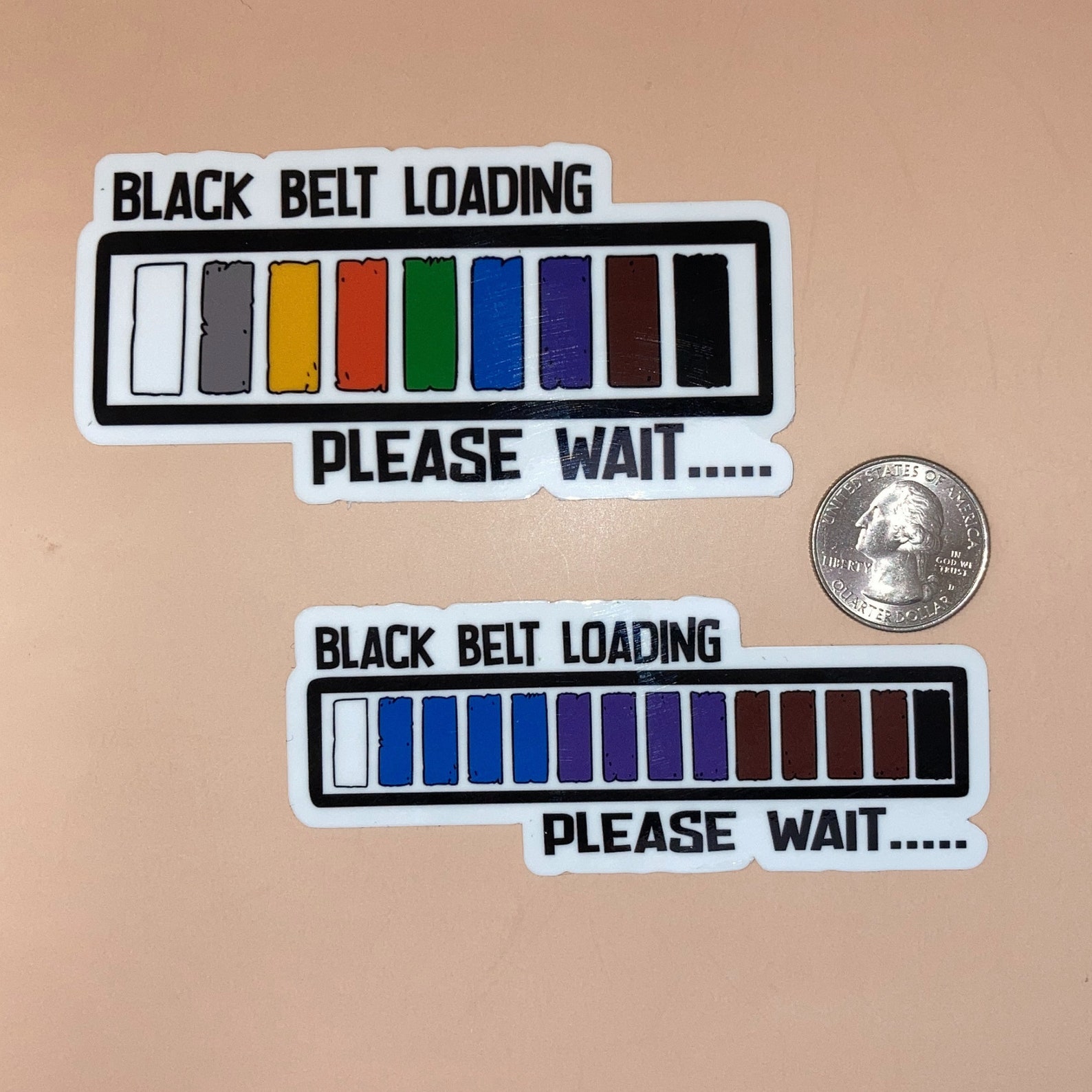 Black Belt Loading, Jiu Jitsu Stickers, BJJ Gift for Son, Brazilian Jiu ...