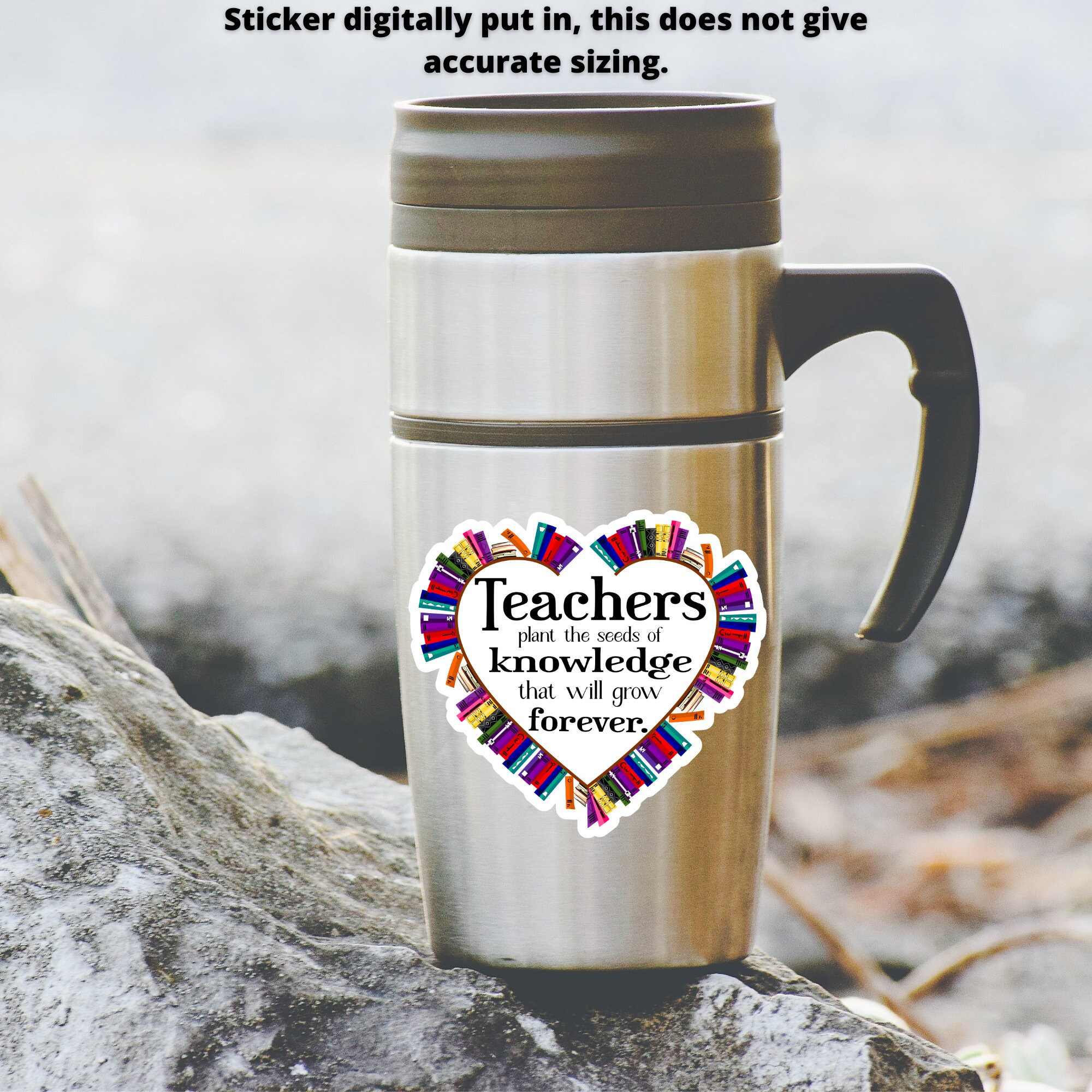 Teachers Plant Seeds of Knowledge Sticker Thank You Gift for - Etsy