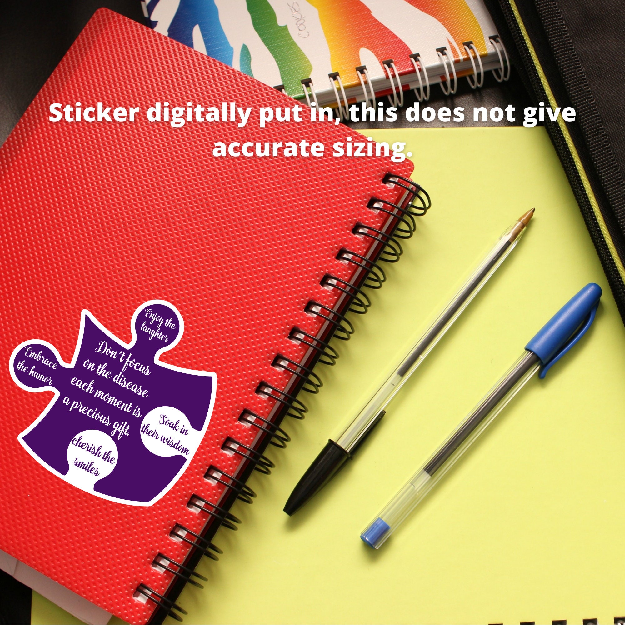 Alzheimer's Awareness Sticker, Gift for Caregiver, End Alzheimer's, I ...