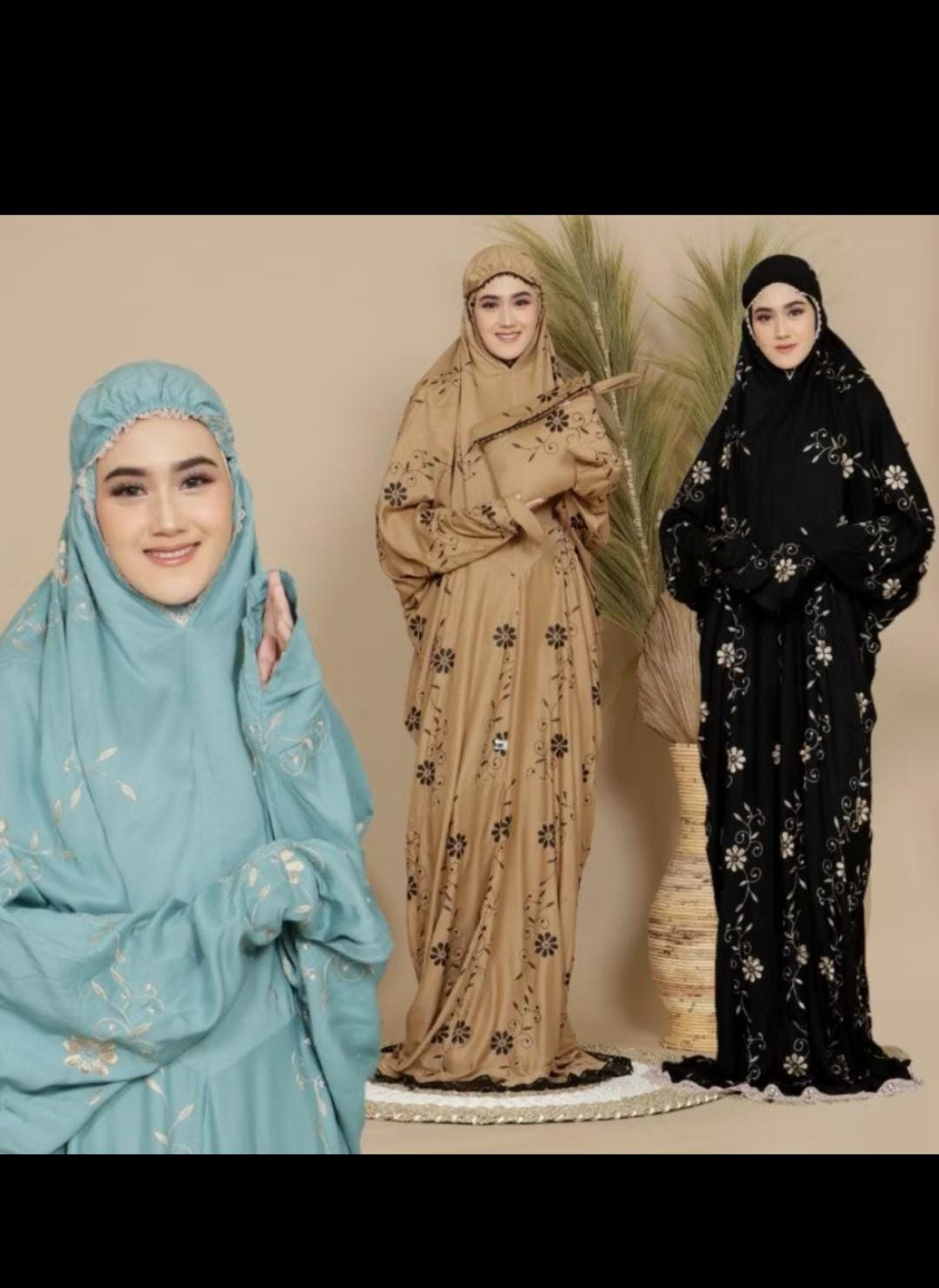 Adult Rayon Jumbo Prayer Robe Embroidered With Lotus Flowers - Etsy