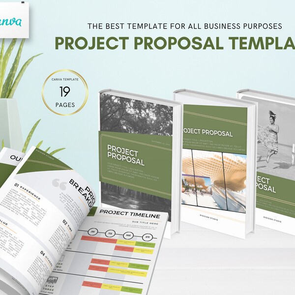 Project Planning Template Canva - Etsy
