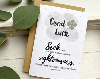 Christian Good Luck - Etsy