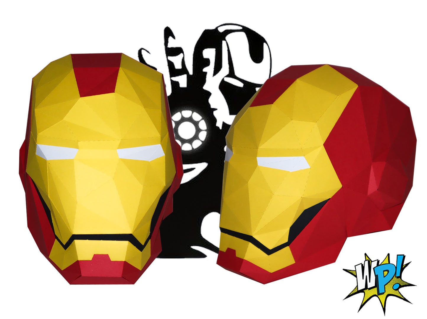 Iron Man Mask Stencil