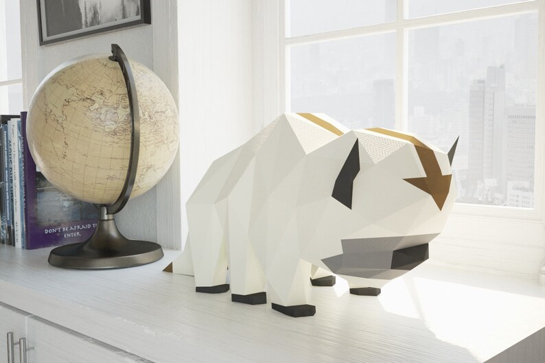 APPA NARUTO ANIME papercraft, decoration 3D, template, origami, lowpoly ...