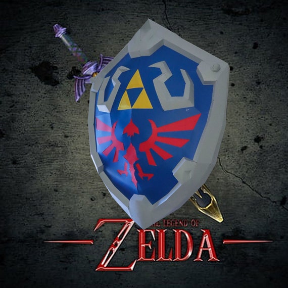 ZELDA HYLIAN SHIELD Papercraft Decoration 3D Nintendo | Etsy