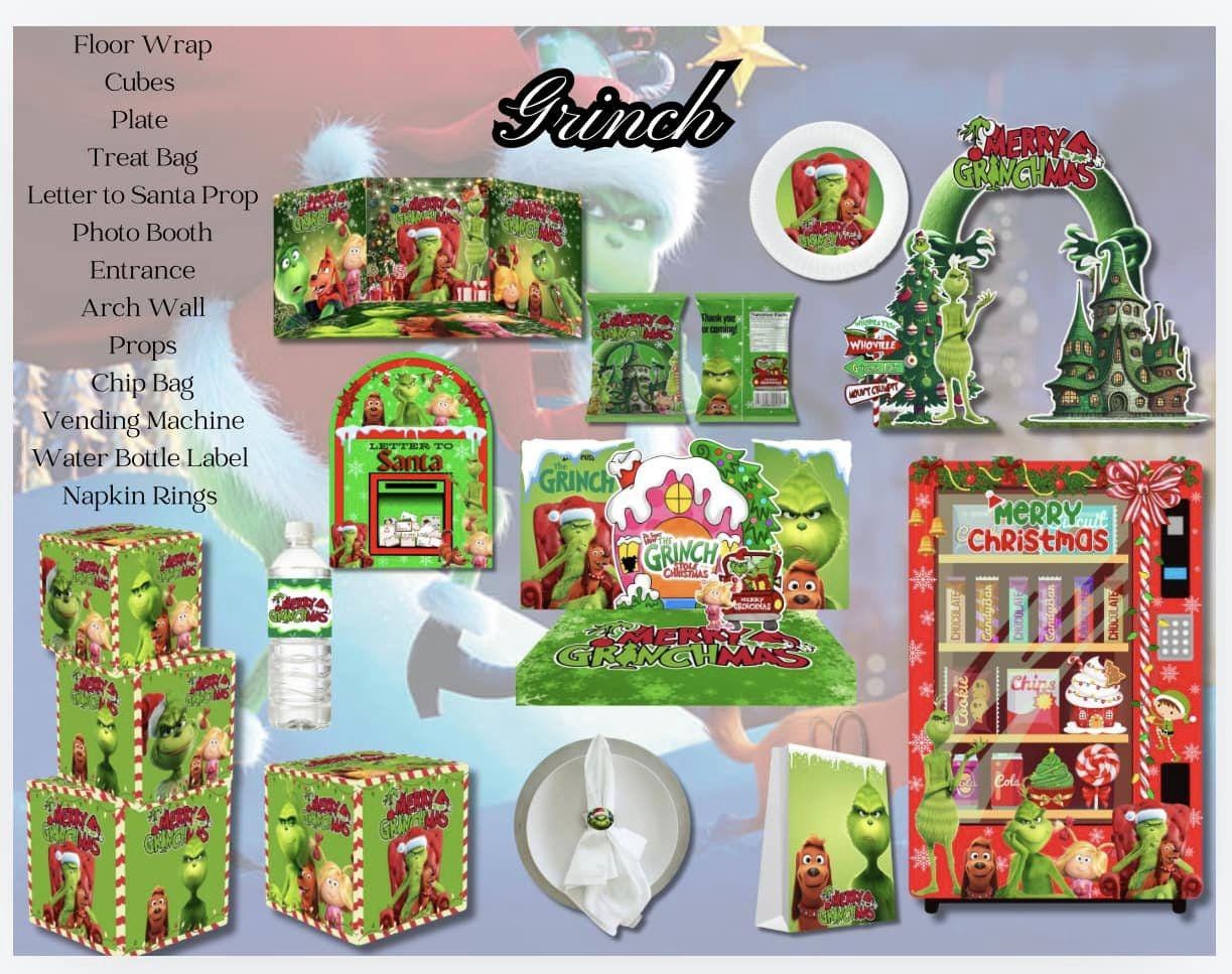 The Grinch Digital Holiday Decor Bundle - Etsy