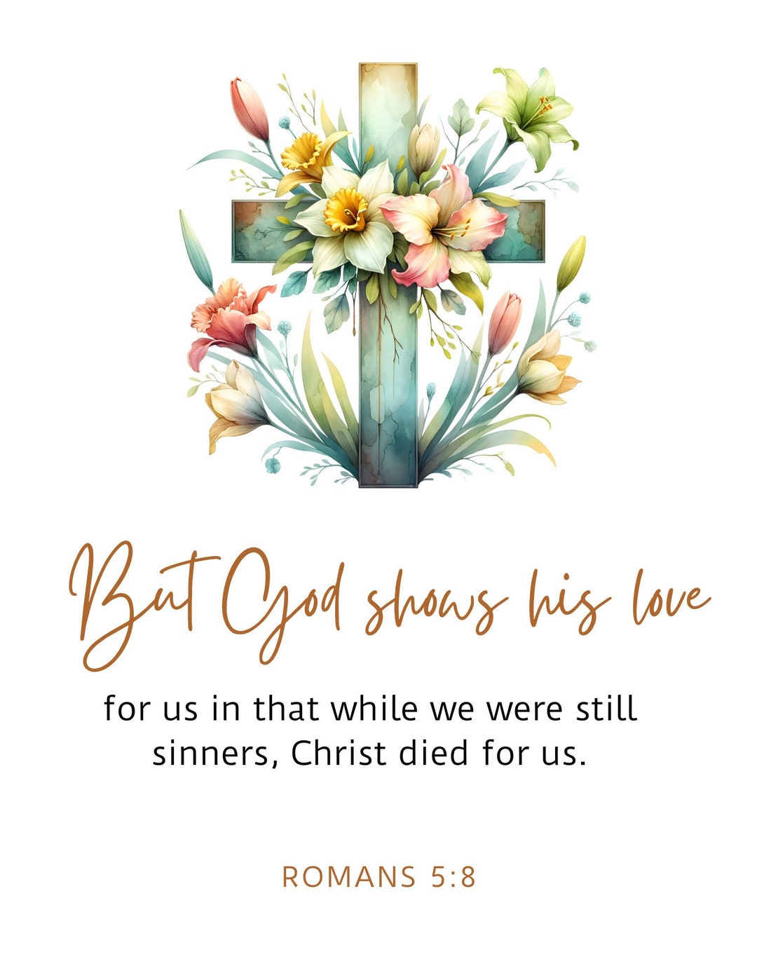 20 Easter Bible Verse Printables - Etsy