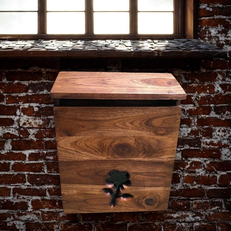 Wood Mailbox Post - Etsy