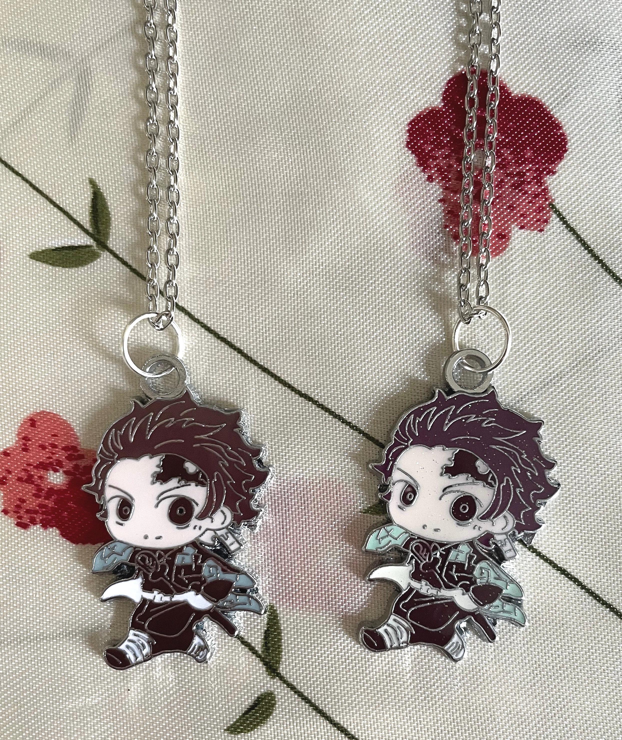 Demon Slayer, Tanjiro Kamado Character Chain Necklace - Etsy UK