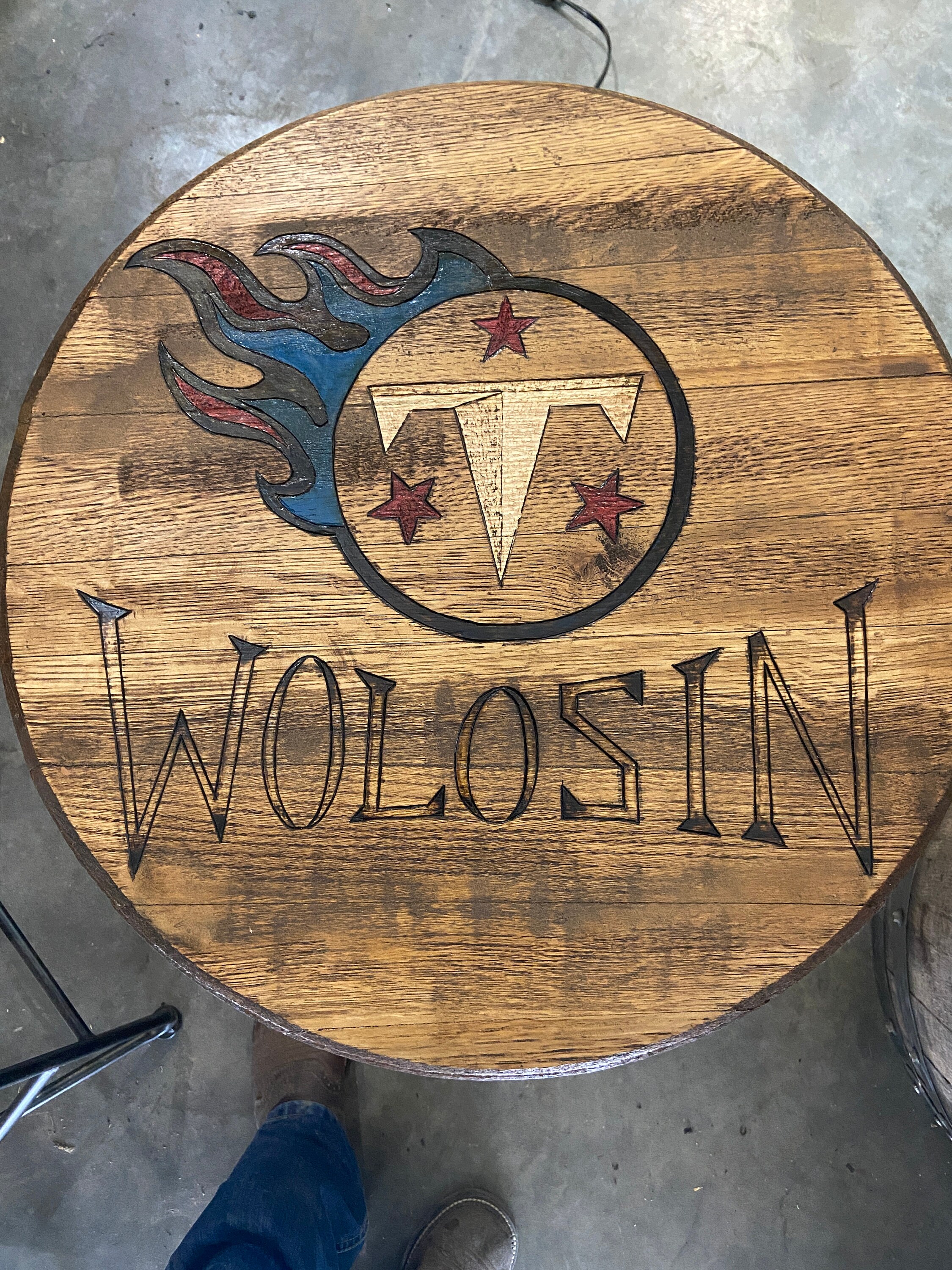 Custom Woodburned Barrel Art - Etsy