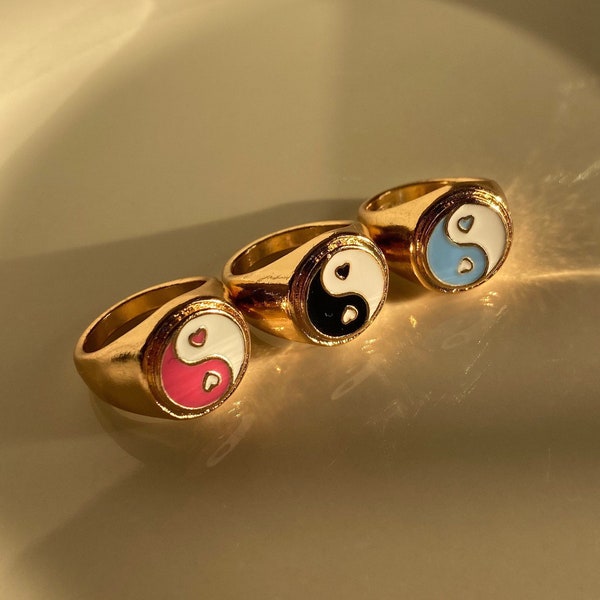 Yin Yang Hearts - Etsy