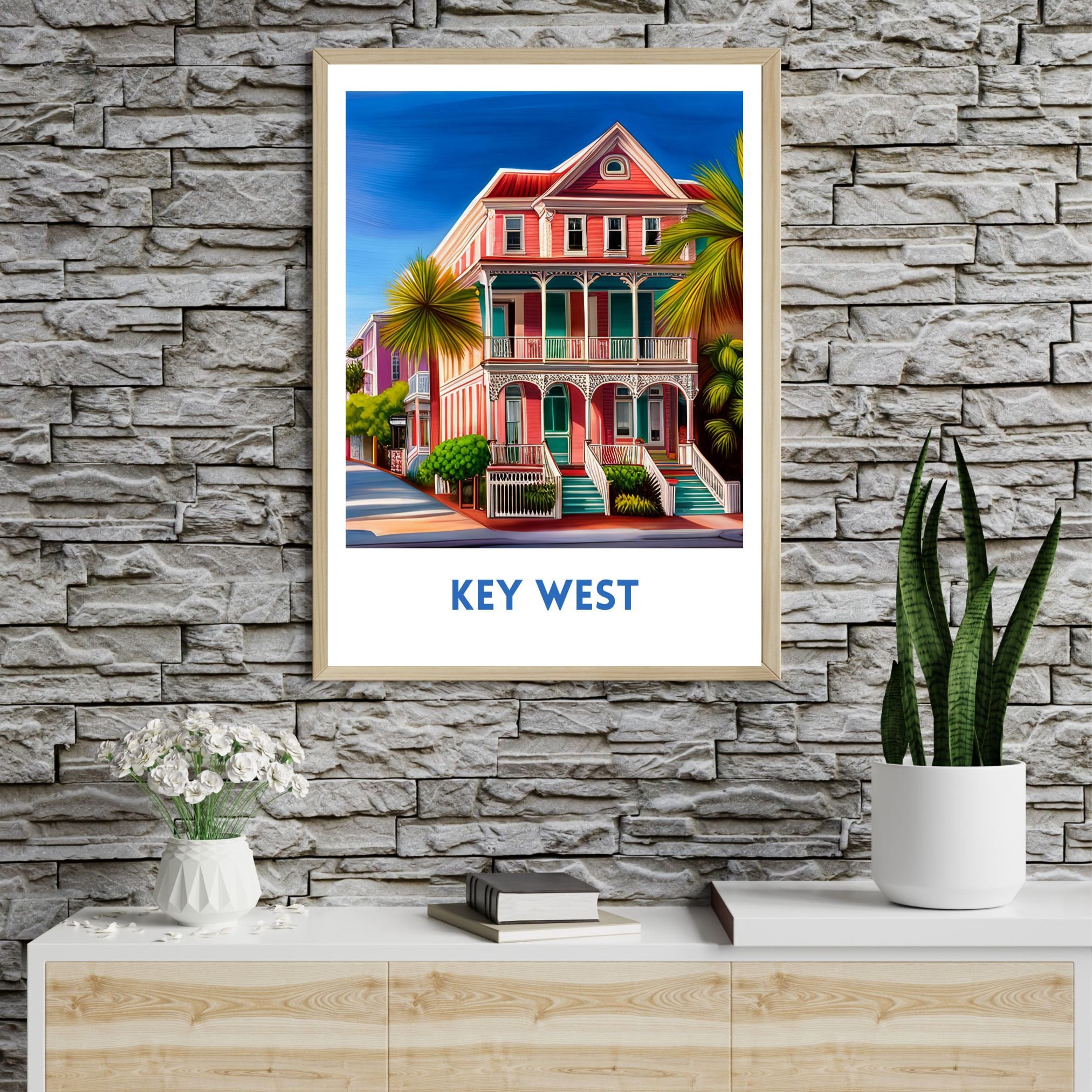 Key West Print, Travel Art, Key West Art, Key West Poster, Travel Gift ...