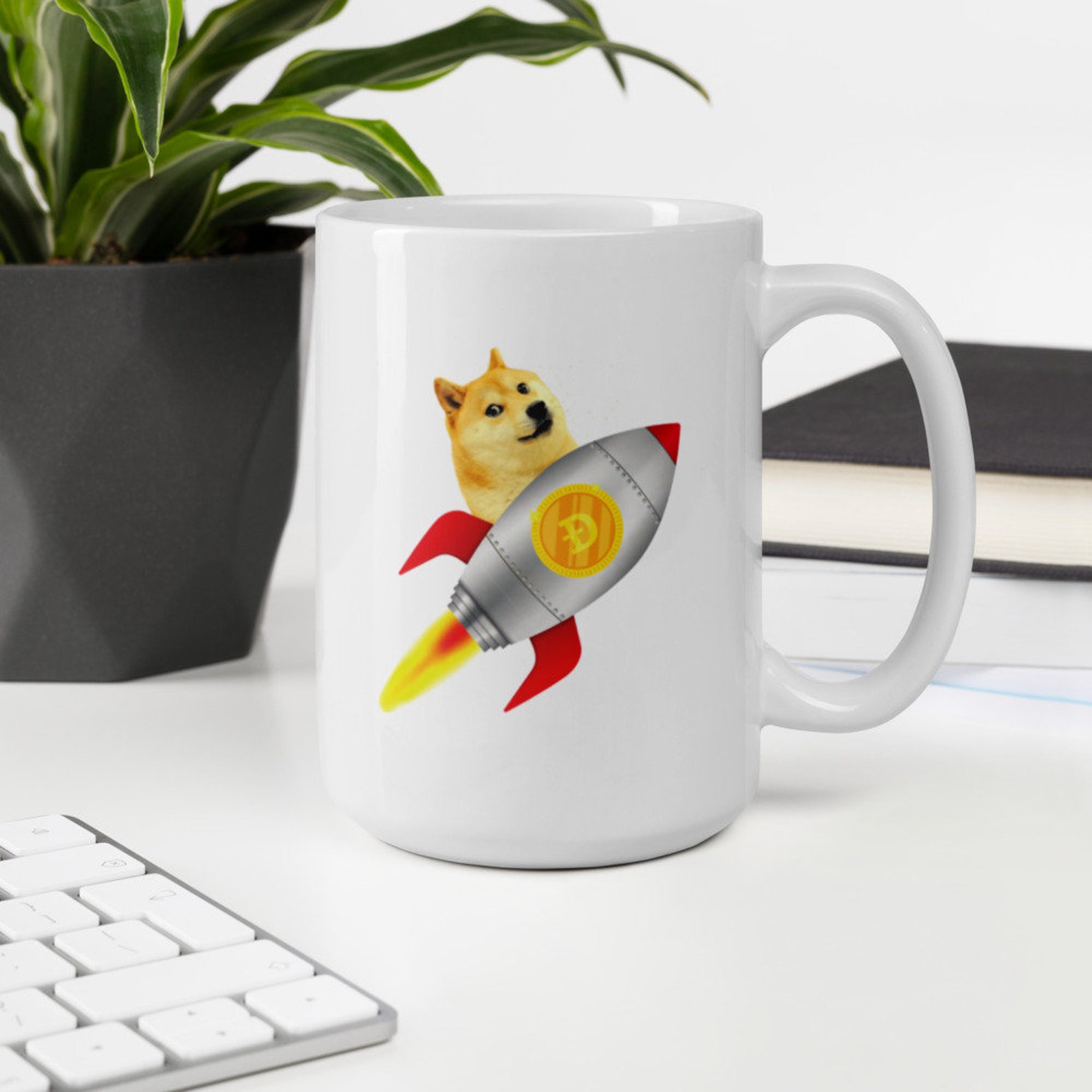Dogecoin Mug, Crypto Coffee Mug, Blockchain Gift - Etsy