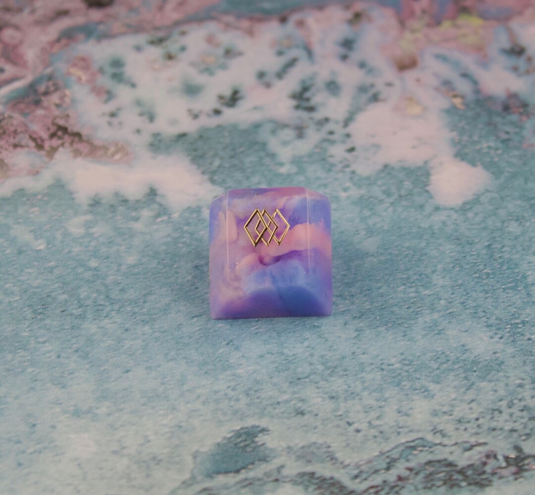 Folding Mirrors Mechanical Keyboard Esc Artisan Resin Keycap Cute ...