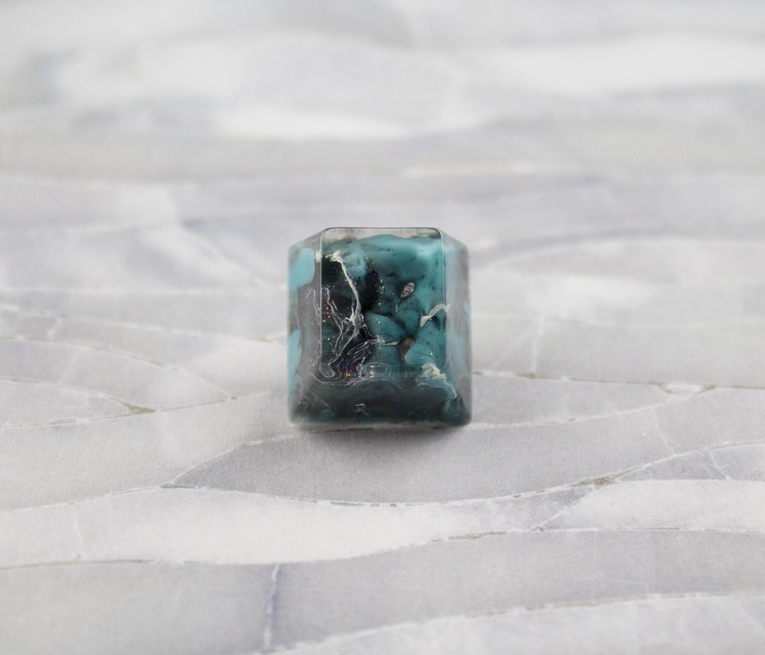 Silver Planet Esc Mechanical Keyboard Artisan Keycap Cherry Mx Cute - Etsy