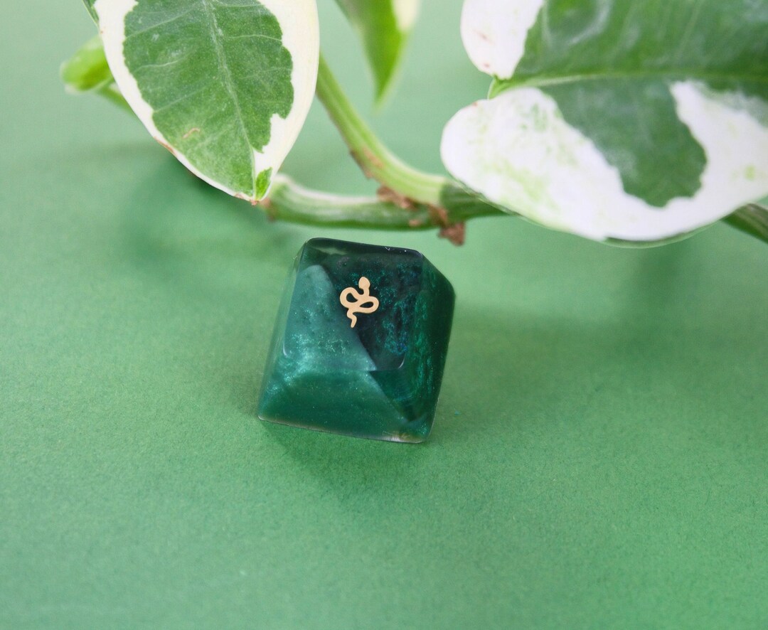 Gold Snake Esc Mechanical Keyboard Keycap Cherry Mx, Resin, Custom ...