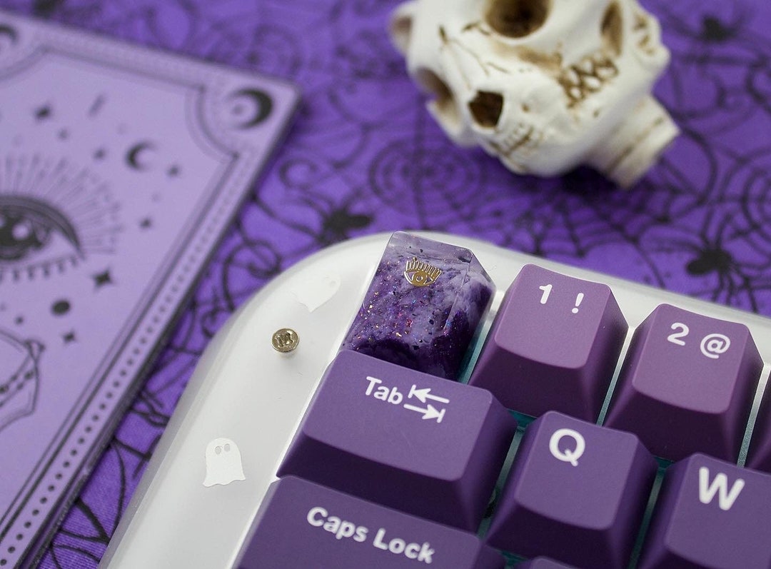 Gold Eye Mechanical Keyboard Esc Artisan Resin Keycap Cute Cherry Mx ...