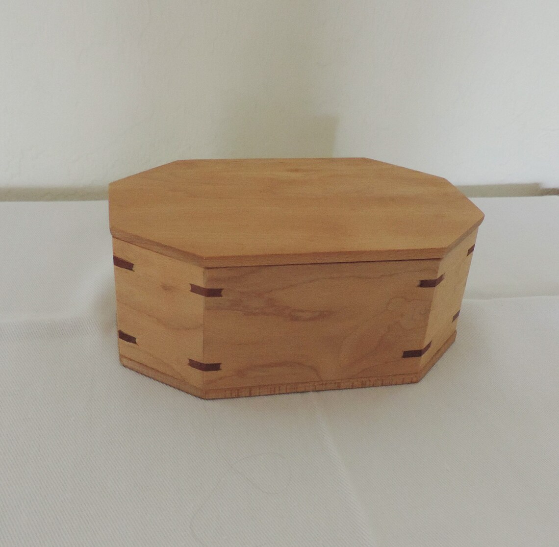 Octagonal 8 Sided Hand Crafted Box in Maple - Etsy