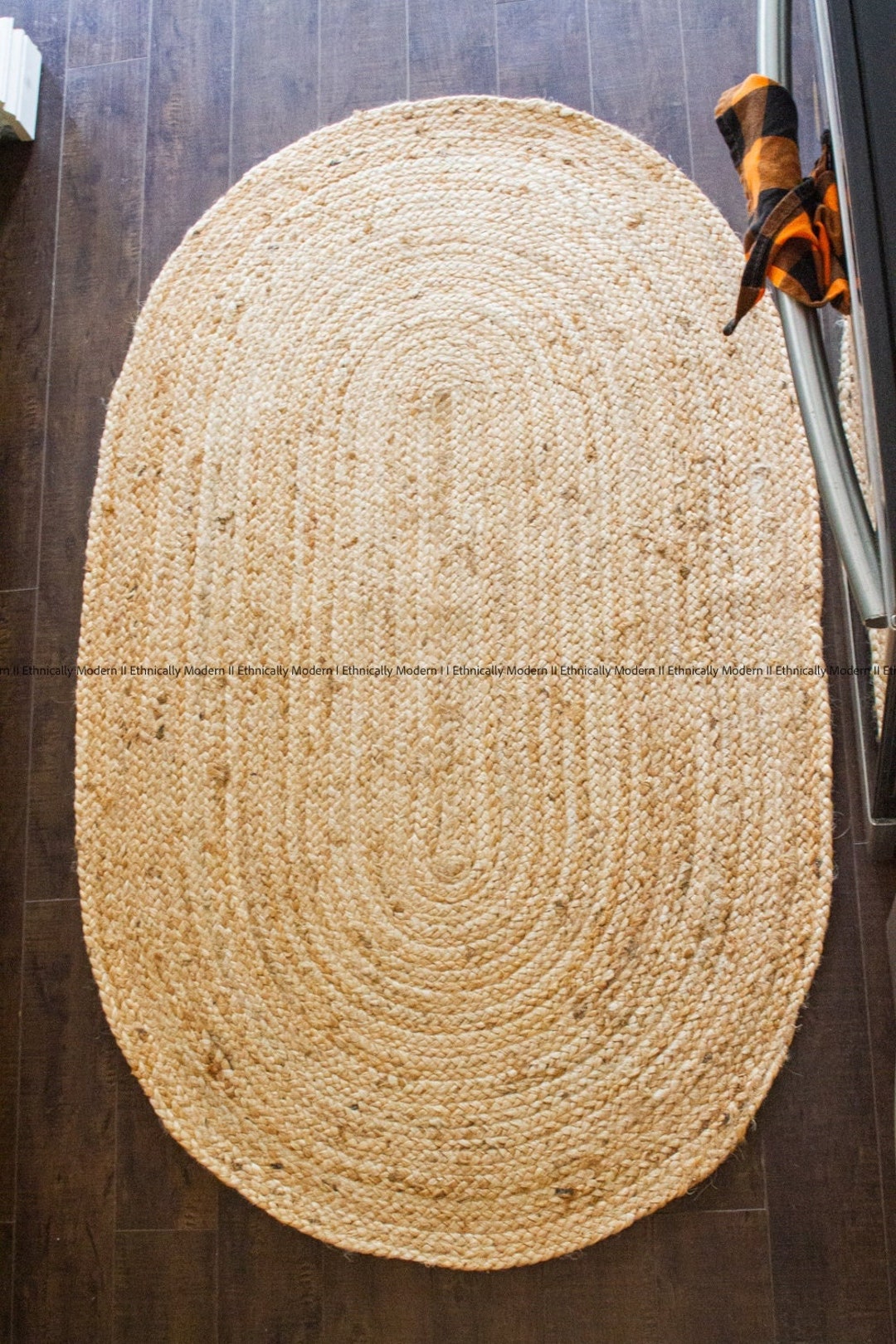 Braided Jute Oval Rug, Natural Jute Color, Natural Fibre, - Etsy