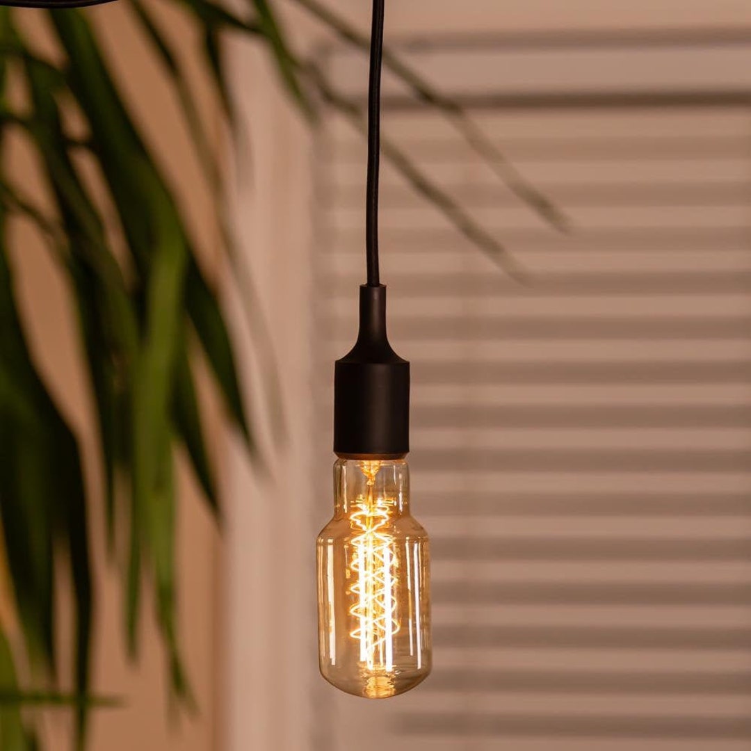 Cord & Bulb Option Tubular Design Incandescent Bulb With - Etsy