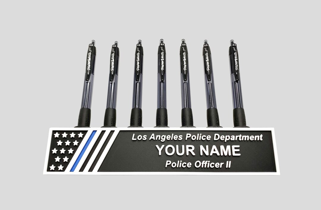 Custom Desk Name Plate for First Responder/ Police Officer Name Tag ...