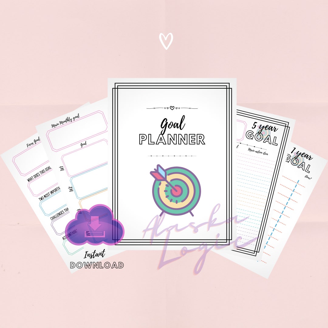 Goal Planner Digital Download - Etsy