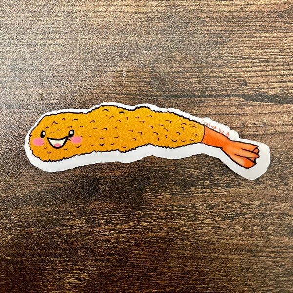 Tempura Shrimp Stickers - Etsy