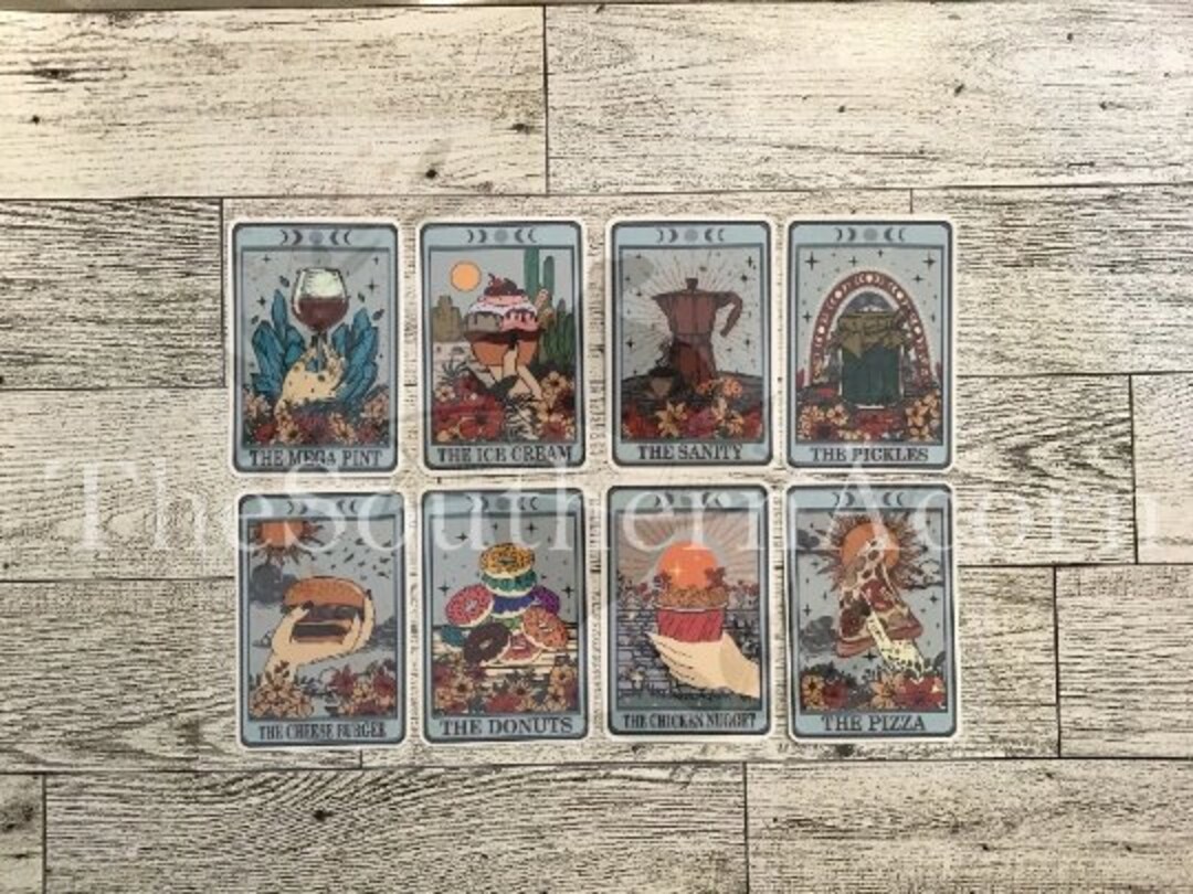 Hilarious Food Tarot Card / Fun Quirky Tarot Cards - Etsy