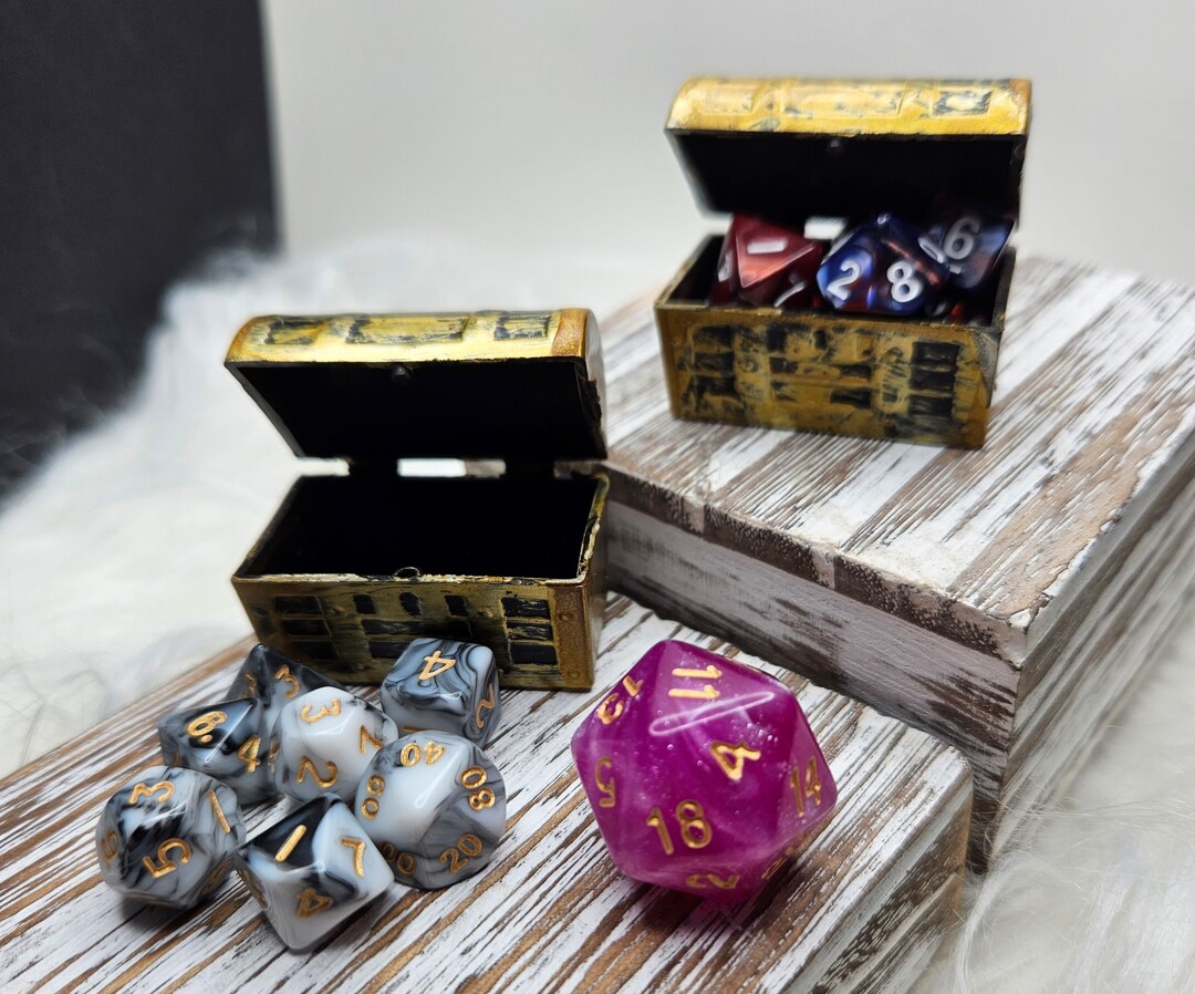 Mystery Mini Dice Chest/10mm Dice Set (read Description) - Etsy