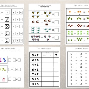 71 Pages Basic Mathematics Worksheets Workbook for Toddler (2-4 Years ...