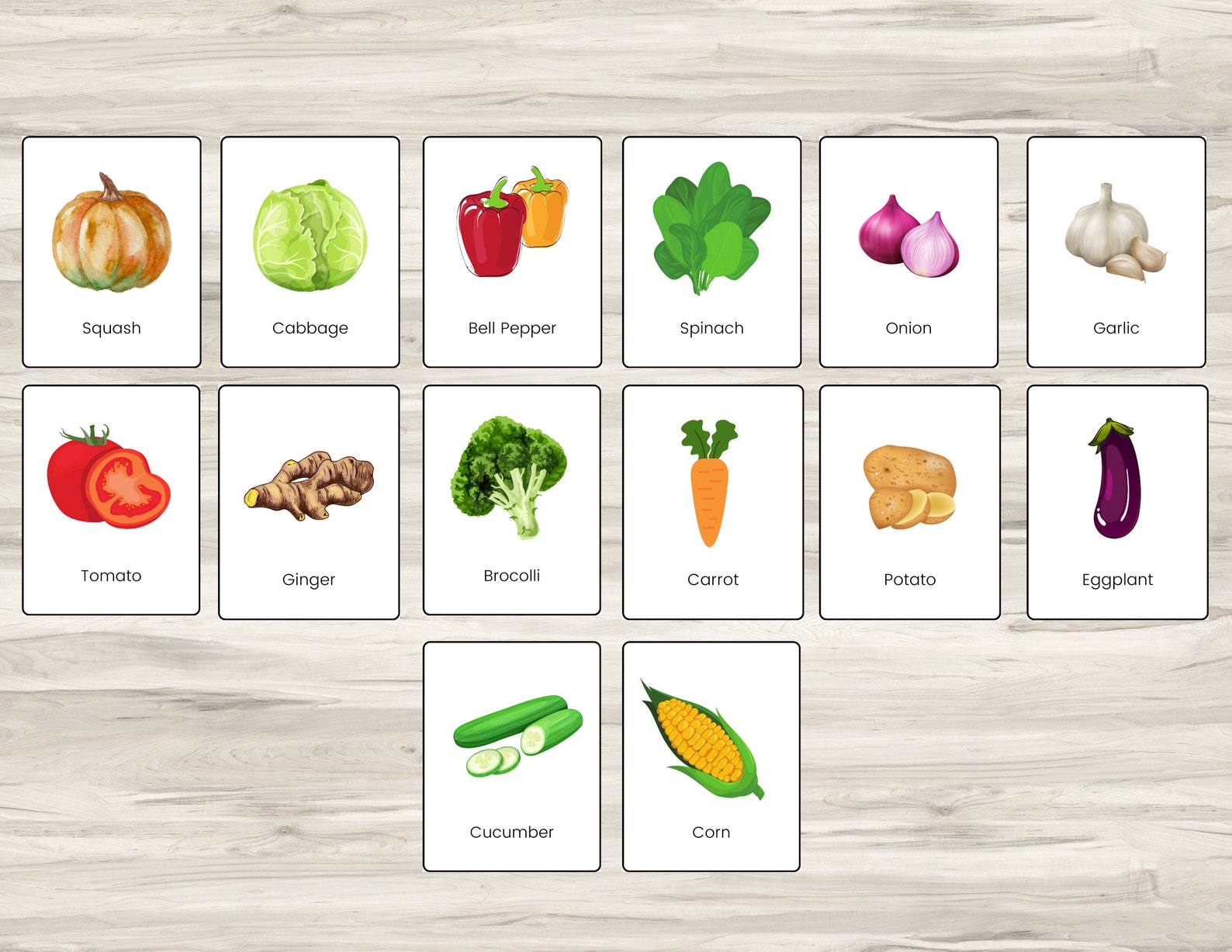 Printable Educational Flash Cards for Toddlers Instant - Etsy UK