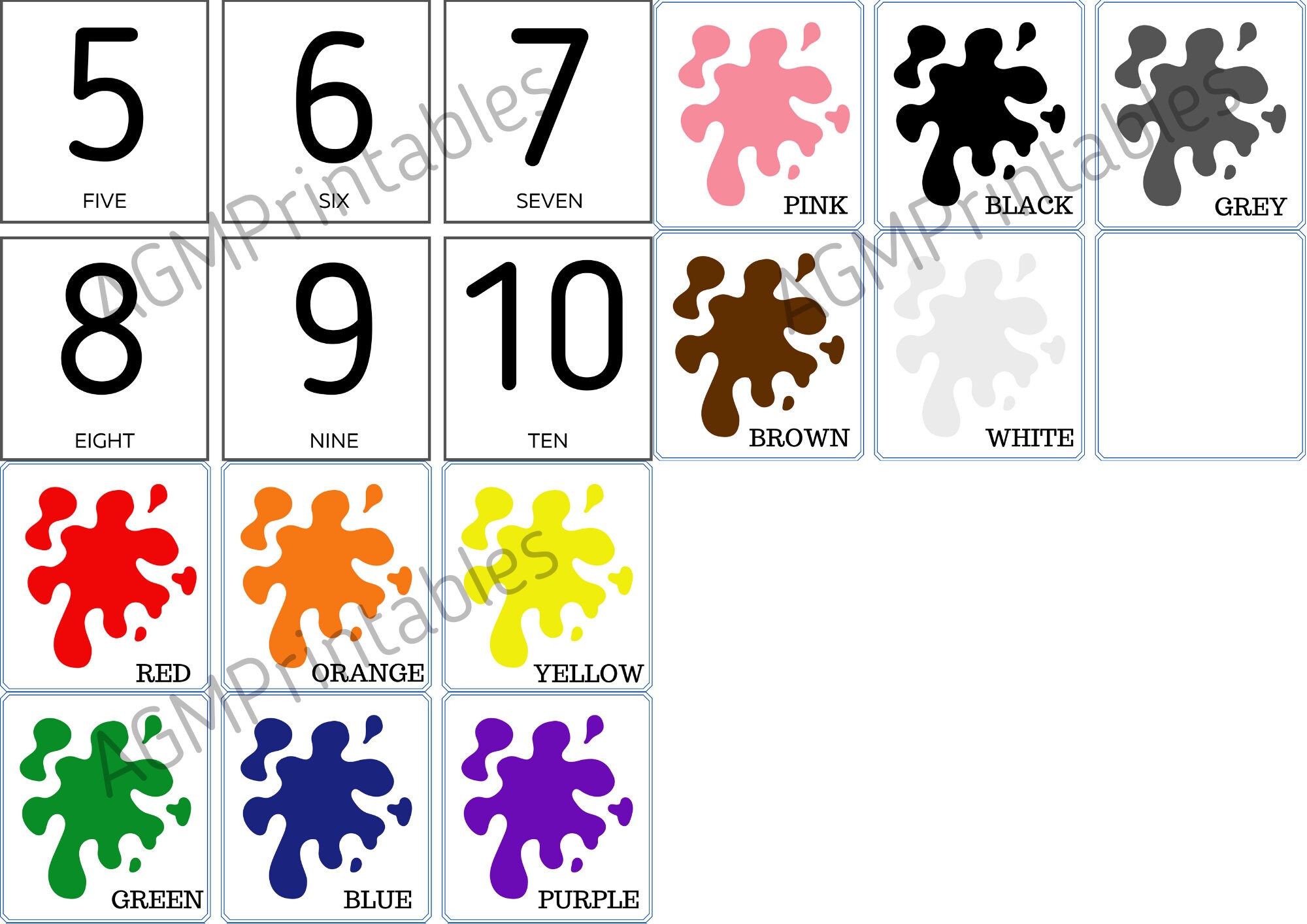 Printables Flash Cards for Toddlers Animals, Fruits, Vegetables, Shapes ...