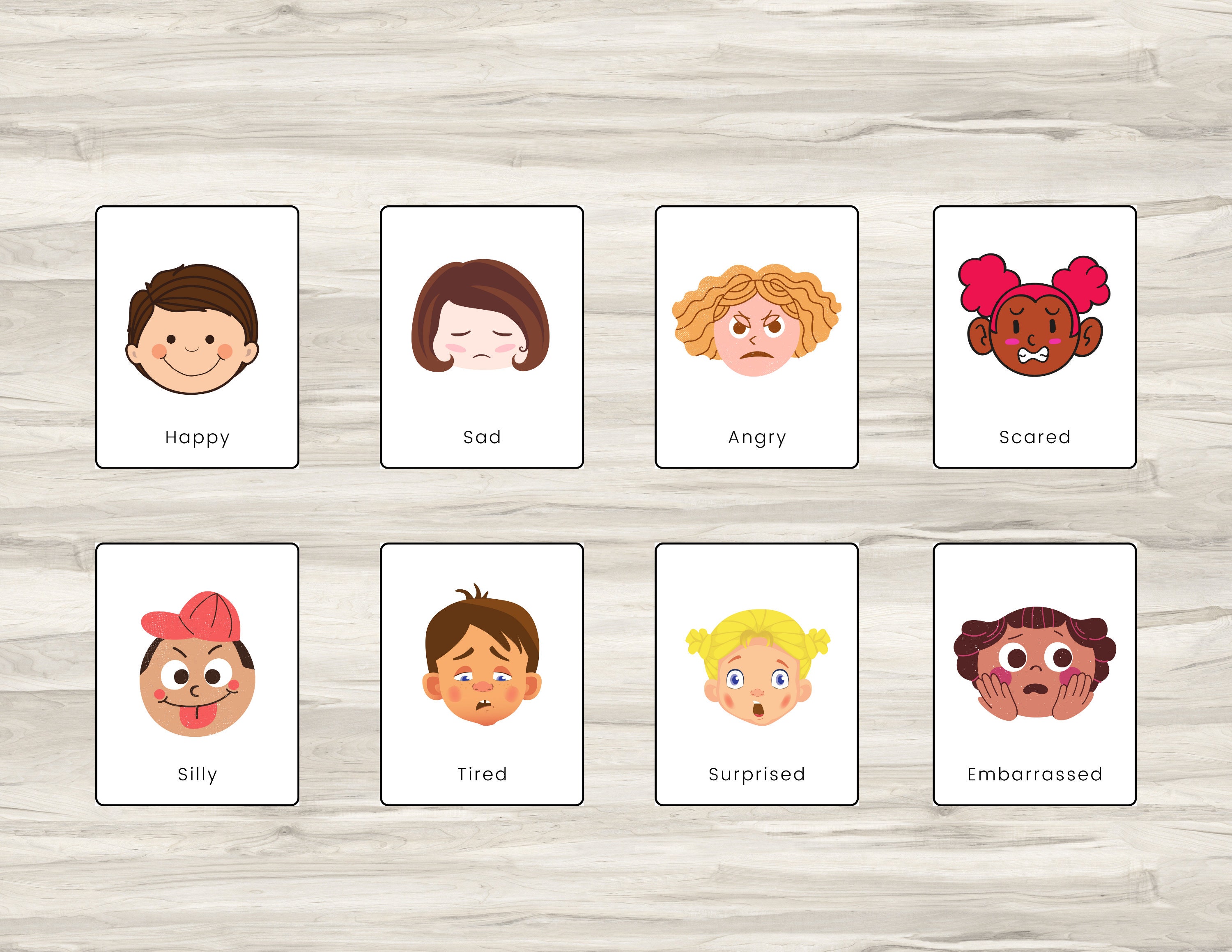 Printable Educational Flash Cards for Toddlers Instant - Etsy