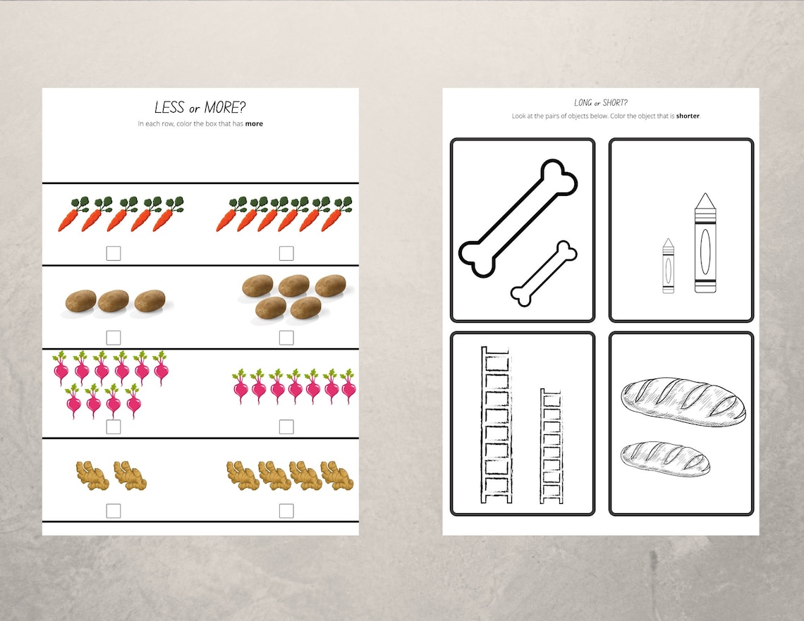 71 Pages Basic Mathematics Worksheets Workbook for Toddler - Etsy Canada