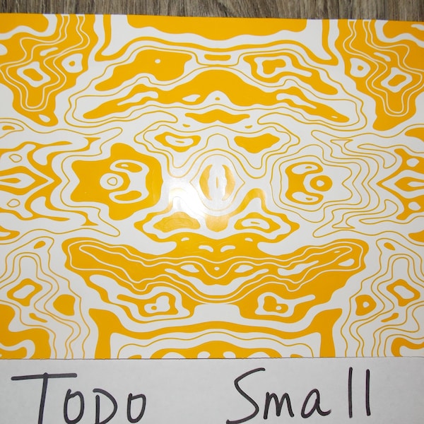 Topographic Stencil - Etsy