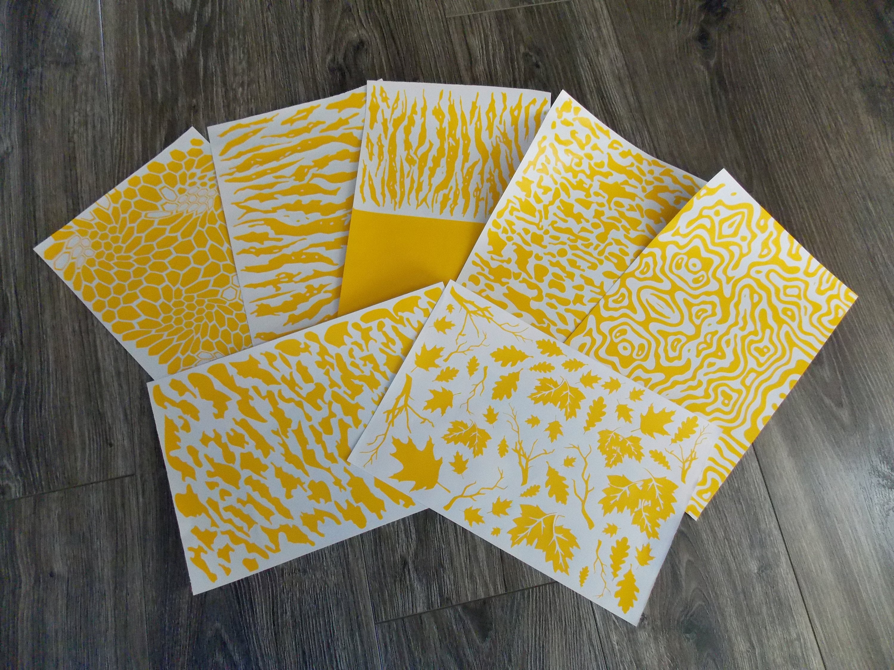 High Heat Vinyl Stencils 12 x 8 Avery® SF - Etsy.de