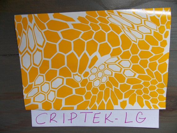 Kryptek Large Crip Tek High Heat Vinyl Stencil 12 x | Etsy