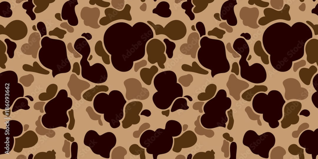 Vintage Duck Camouflage Style High Heat Vinyl Stencil 12" X 8" Avery SF ...