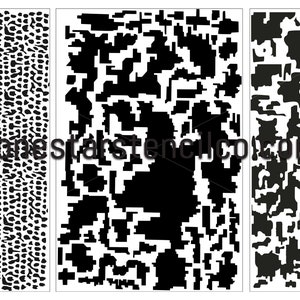 Kuiu Verde Camouflage High Heat Vinyl Stencil 12" X 8" Avery® SF 100 ...