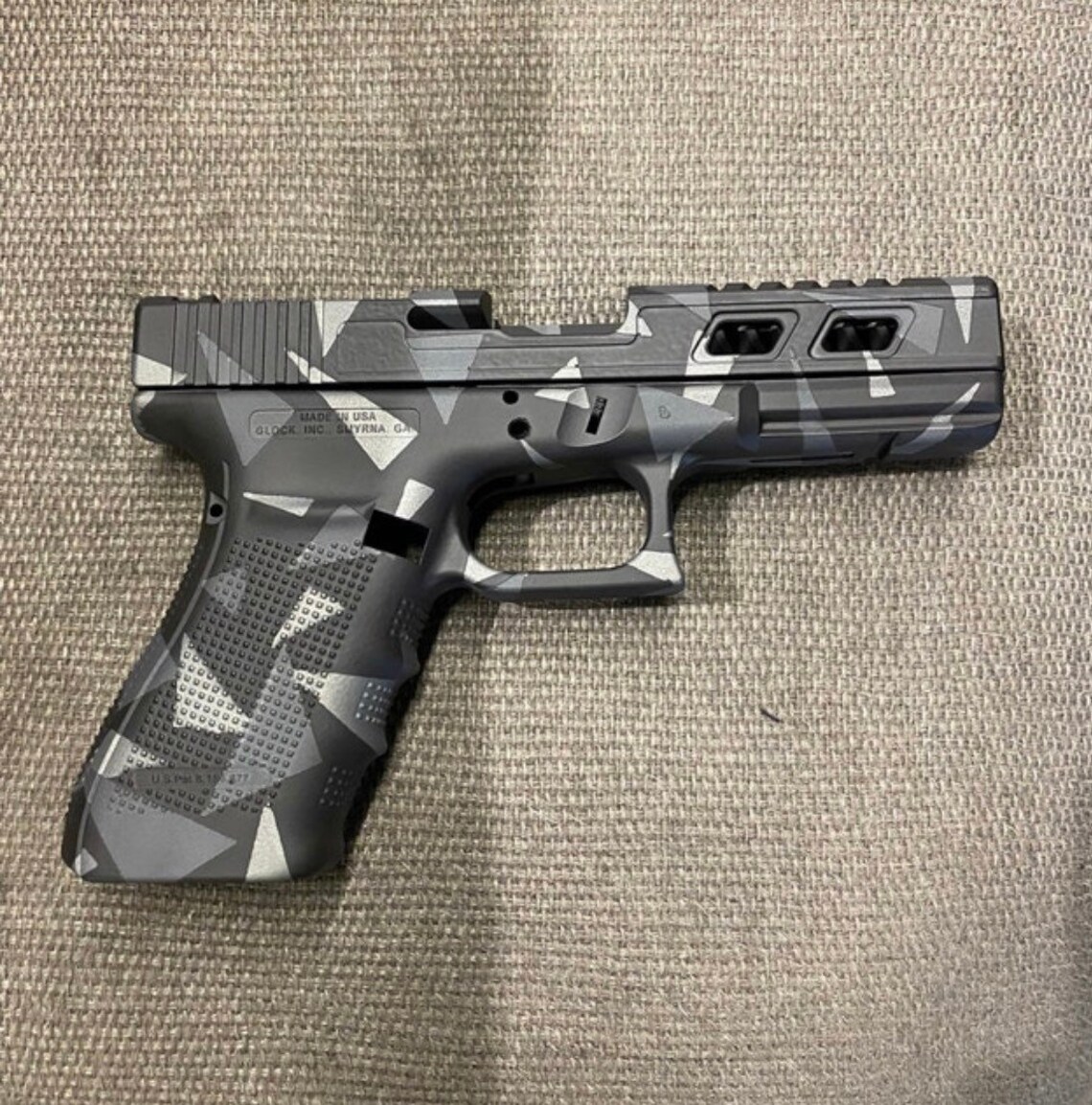 Splinter Camo High Heat Vinyl Stencil 12 X 8 - Etsy