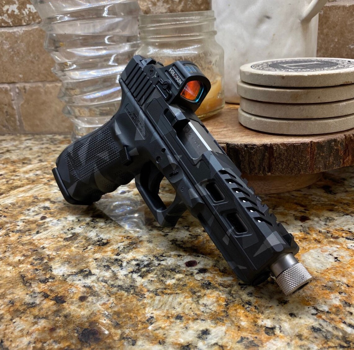 Splinter Camo High Heat Vinyl Stencil 12 X 8 - Etsy