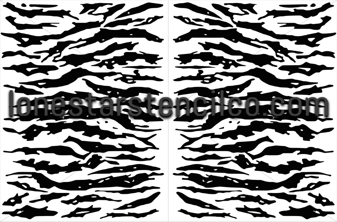 Tiger Stripe Small Camouflage ( INSTANT DIGITAL DOWNLOAD ) High Heat ...